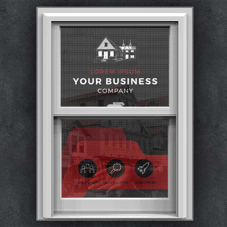 Perforated Window Graphics - Nilsprint 2021